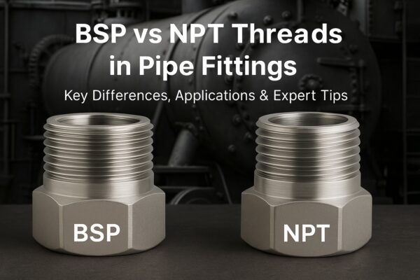 BSP vs NPT Threads in Pipe Fittings | Key Differences & Applications