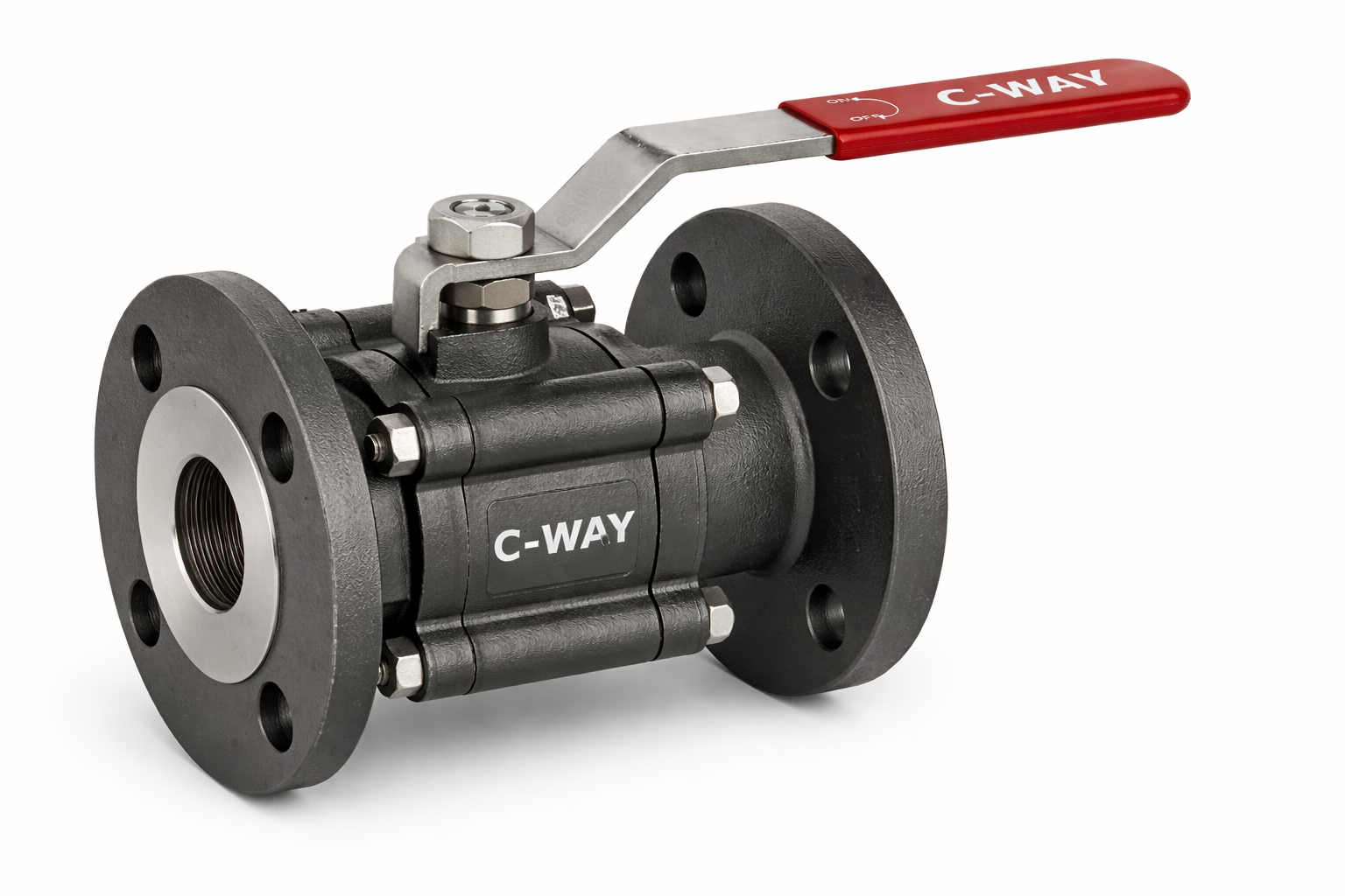 ASTM A105 A216 WCB A352 Three Piece Ball Valve Manufacturer & Exporter